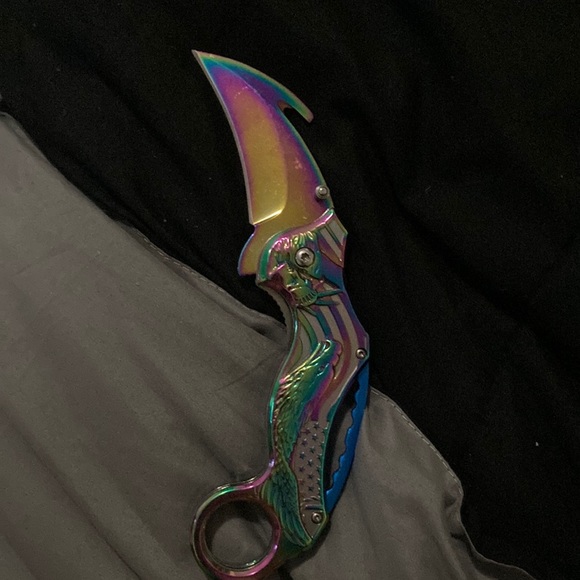 Other | Holographic Tactical Knife | Poshmark